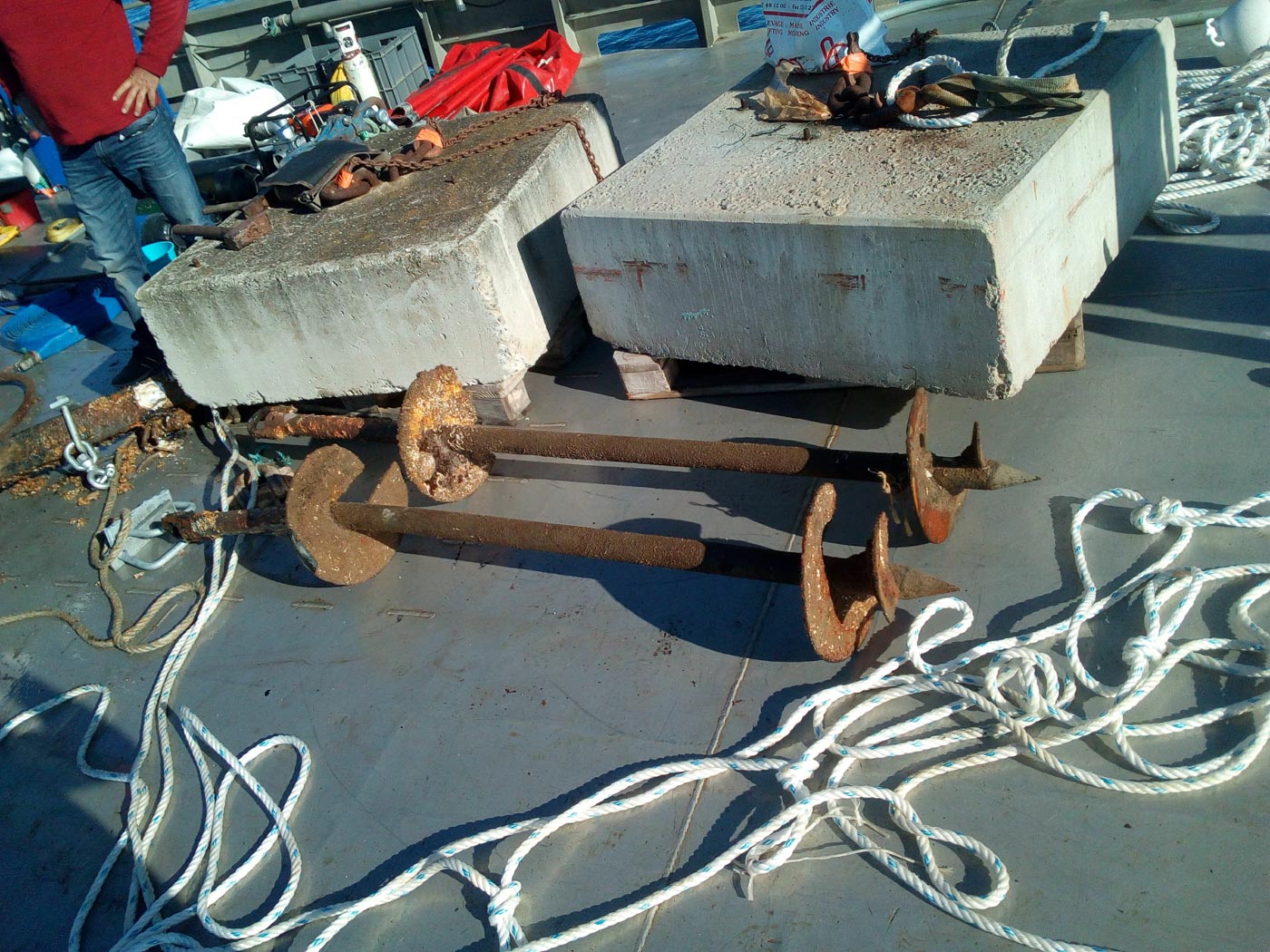 Fabrication de corps mort & ligne de mouillage. Entreprise dans l ...